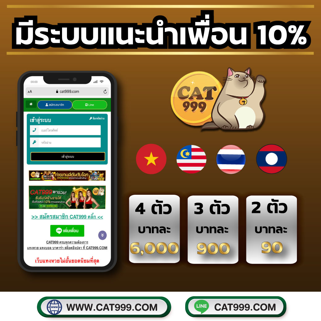 แทงหวยออนไลน์ CAT999 – แทงหวย ออนไลน์ ผลหวยฮานอย ผลหวยหุ้น บาคาร่า